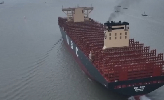 Tàu container lớn nhất thế giới - Báo Thái Bình điện tử